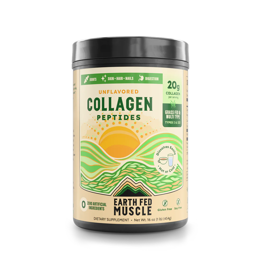 Earthfed Muscle Collagen Peptides Unflavored – Your Journey Health Club